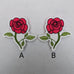 Vintage Style Chainstitch Rose Patch - Available in Different Colors - – Pinsetter Alley