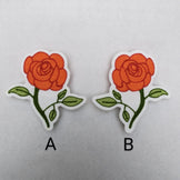 Vintage Style Chainstitch Rose Patch - Available in Different Colors - – Pinsetter Alley